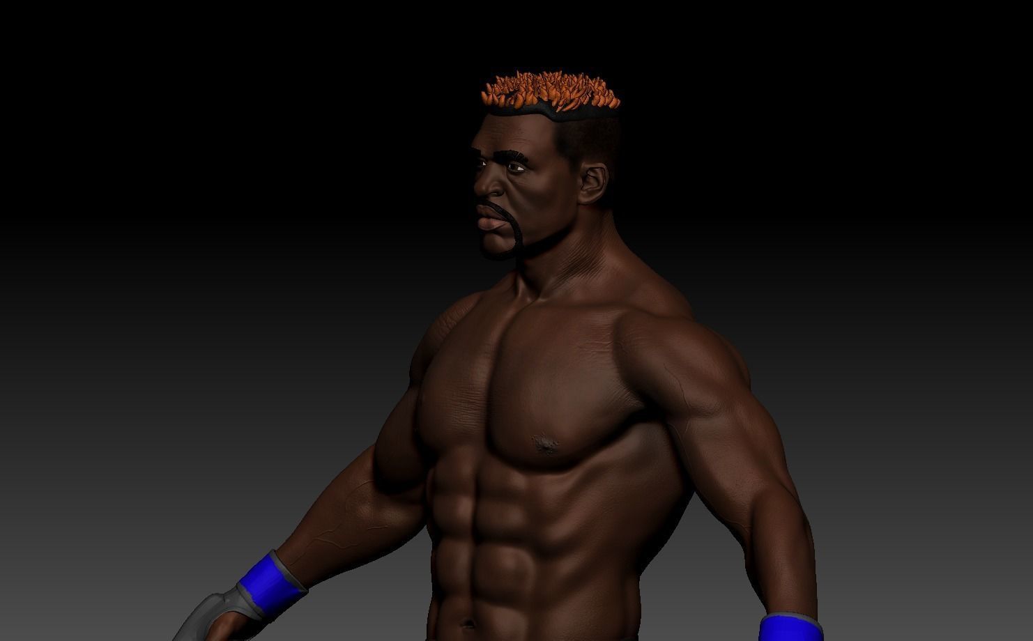 3D model 3D MODEL FRANCIS NGANNOU STYLIZED VR / AR / low-poly | CGTrader