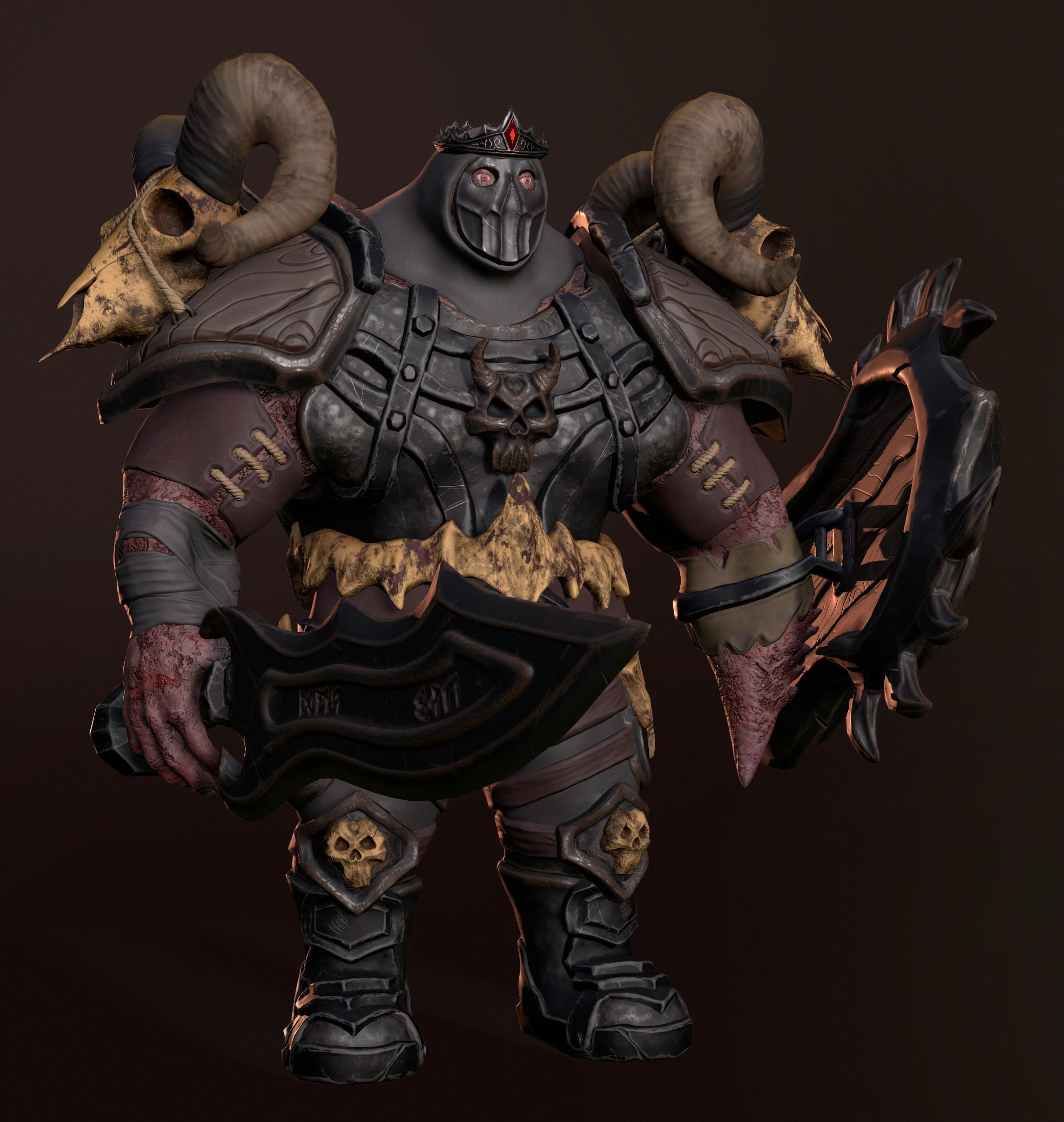 3D model Death Knight VR / AR / low-poly | CGTrader