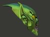 Green Grinch Goblin Christmas Mask 3D model 3D printable | CGTrader