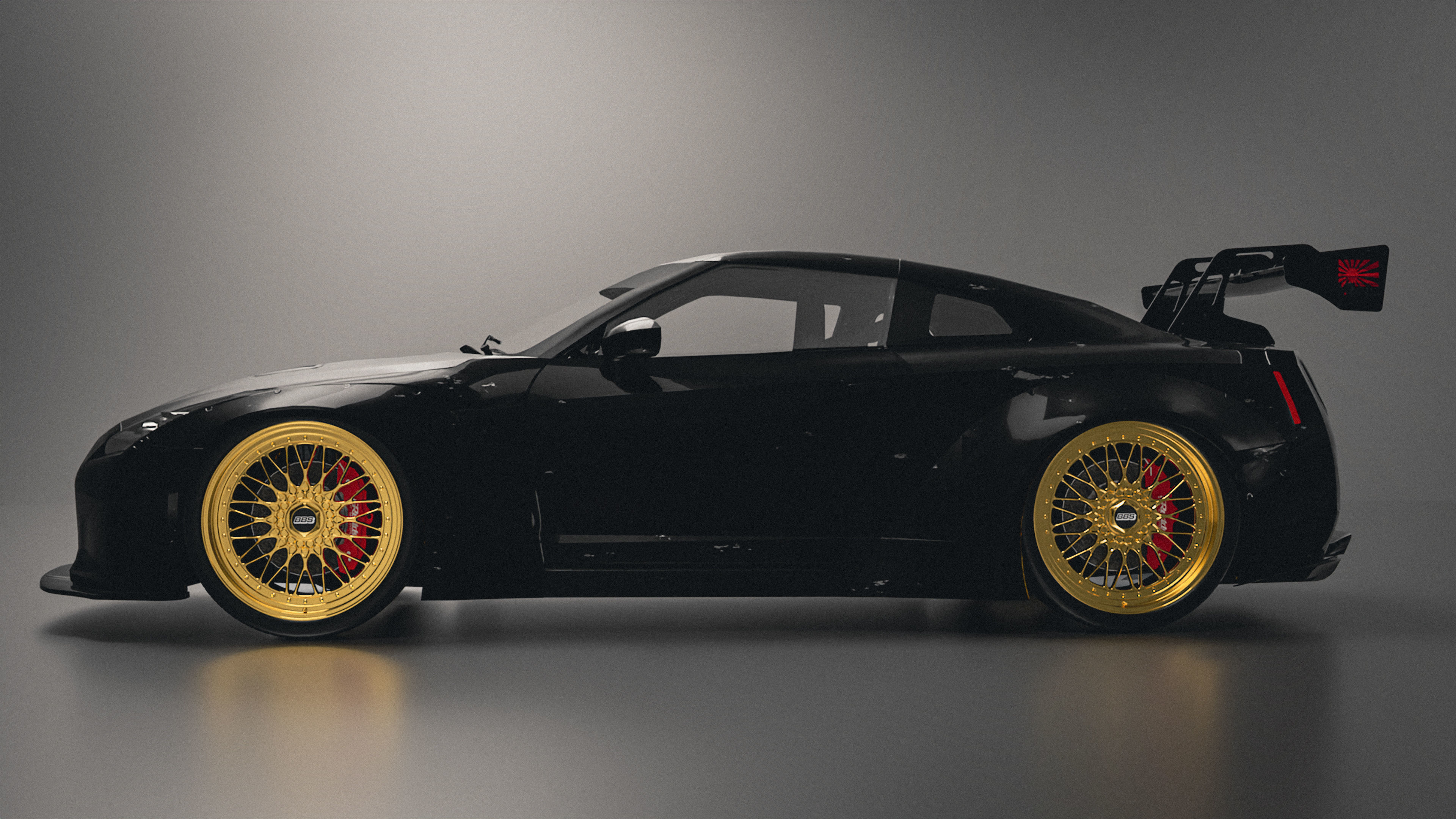 3D model Nissan GTR R35 JDM style VR / AR / low-poly | CGTrader