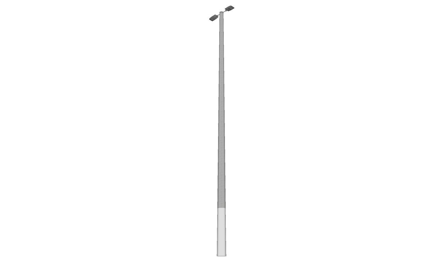 Concrete Lamp Post - Light Pole - Light Post - Street Light 14 3D model ...