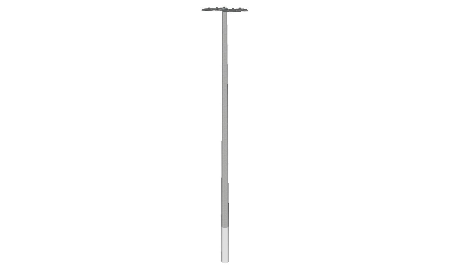 Concrete Lamp Post - Light Pole - Light Post - Street Light 16 3D model ...
