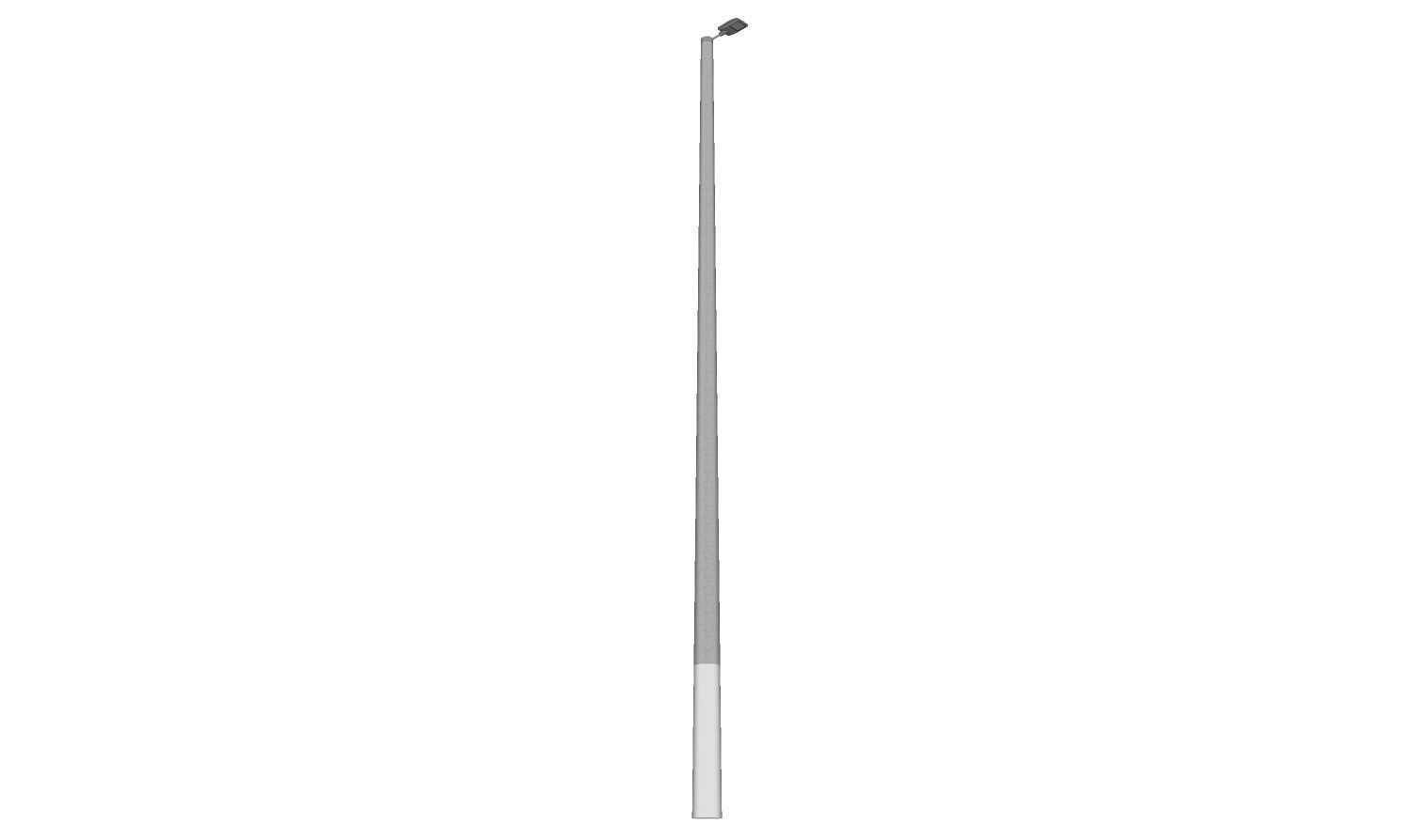 Concrete Lamp Post - Light Pole - Light Post - Street Light 18 3D model ...