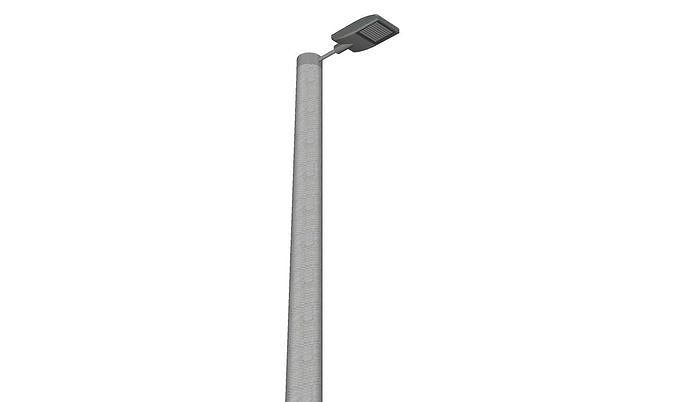 Concrete Lamp Post - Light Pole - Light Post - Street Light 18 3D model ...