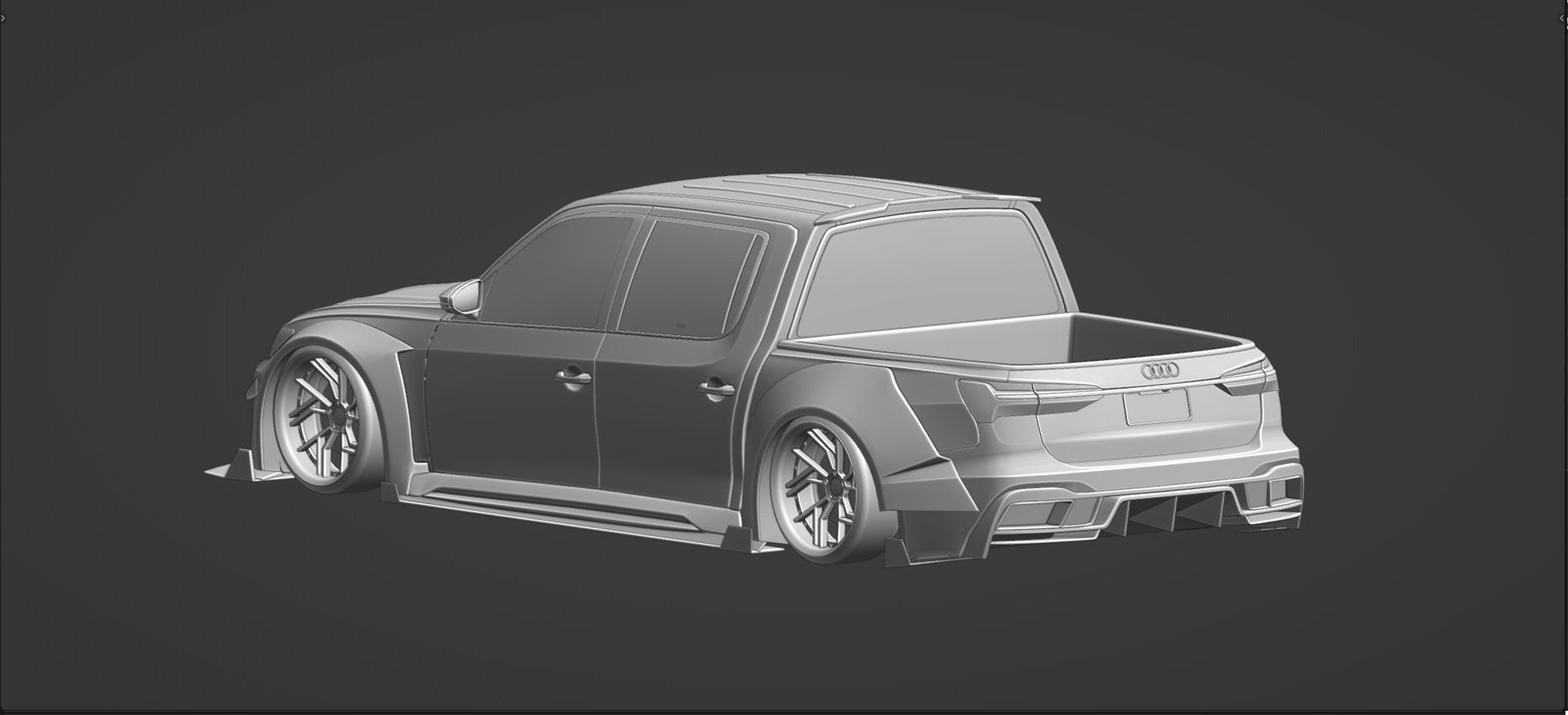 Audi RS6 Avant 2020 Pickup HugoSilva 3D model | CGTrader