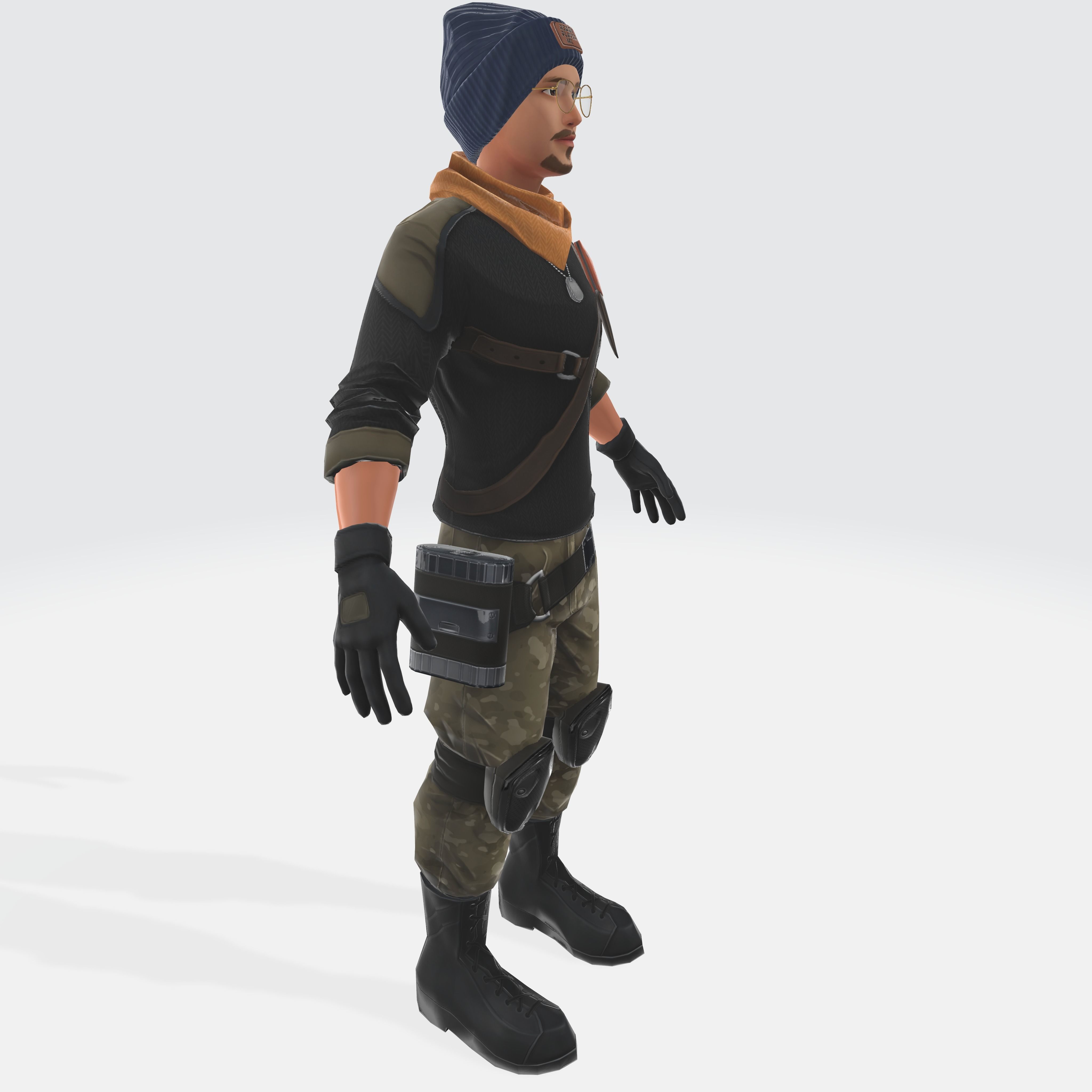3D model SPENCER - THE EXPLORER VR / AR / low-poly | CGTrader
