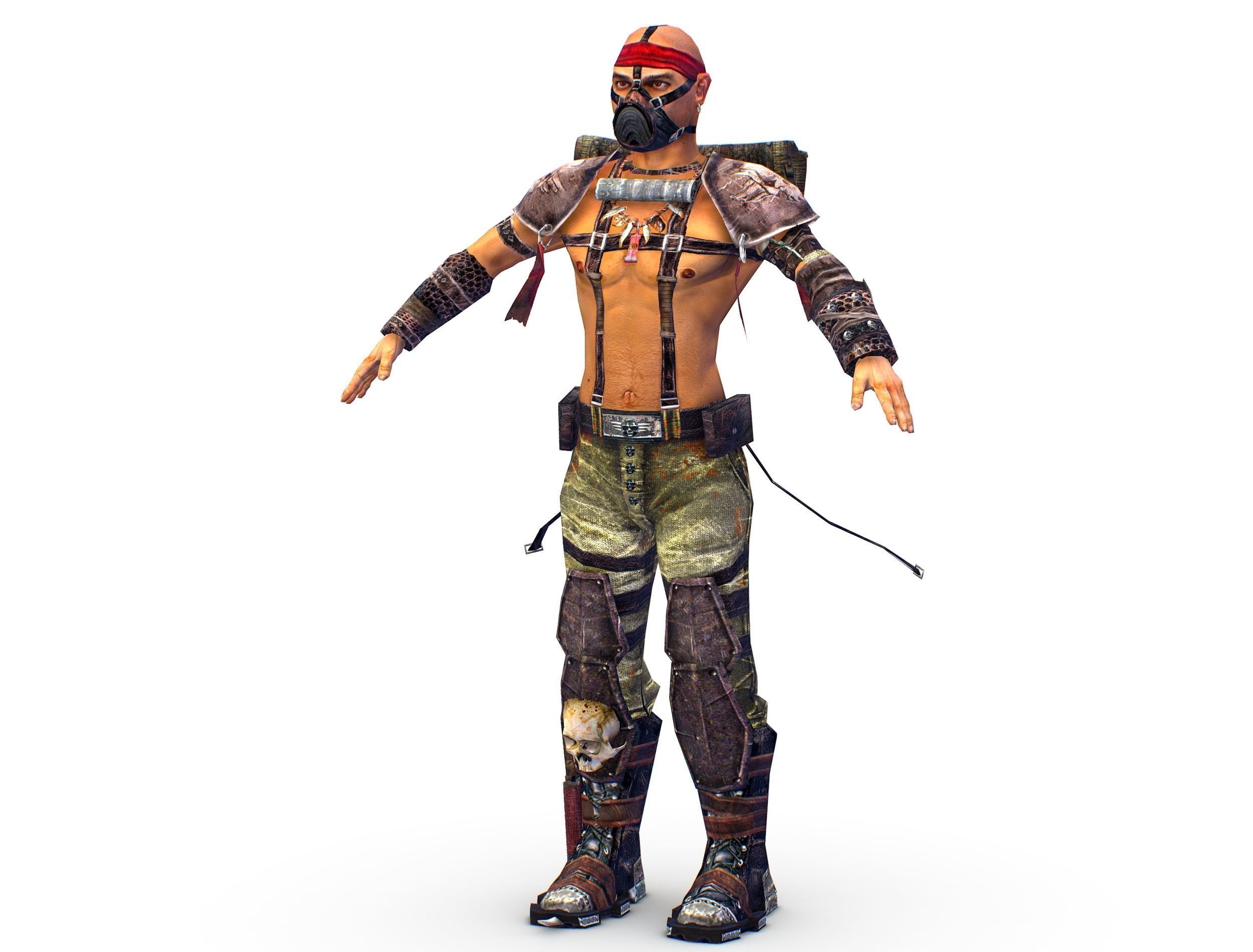 3D model Low Poly Stem Punk Male Character VR / AR / low-poly | CGTrader