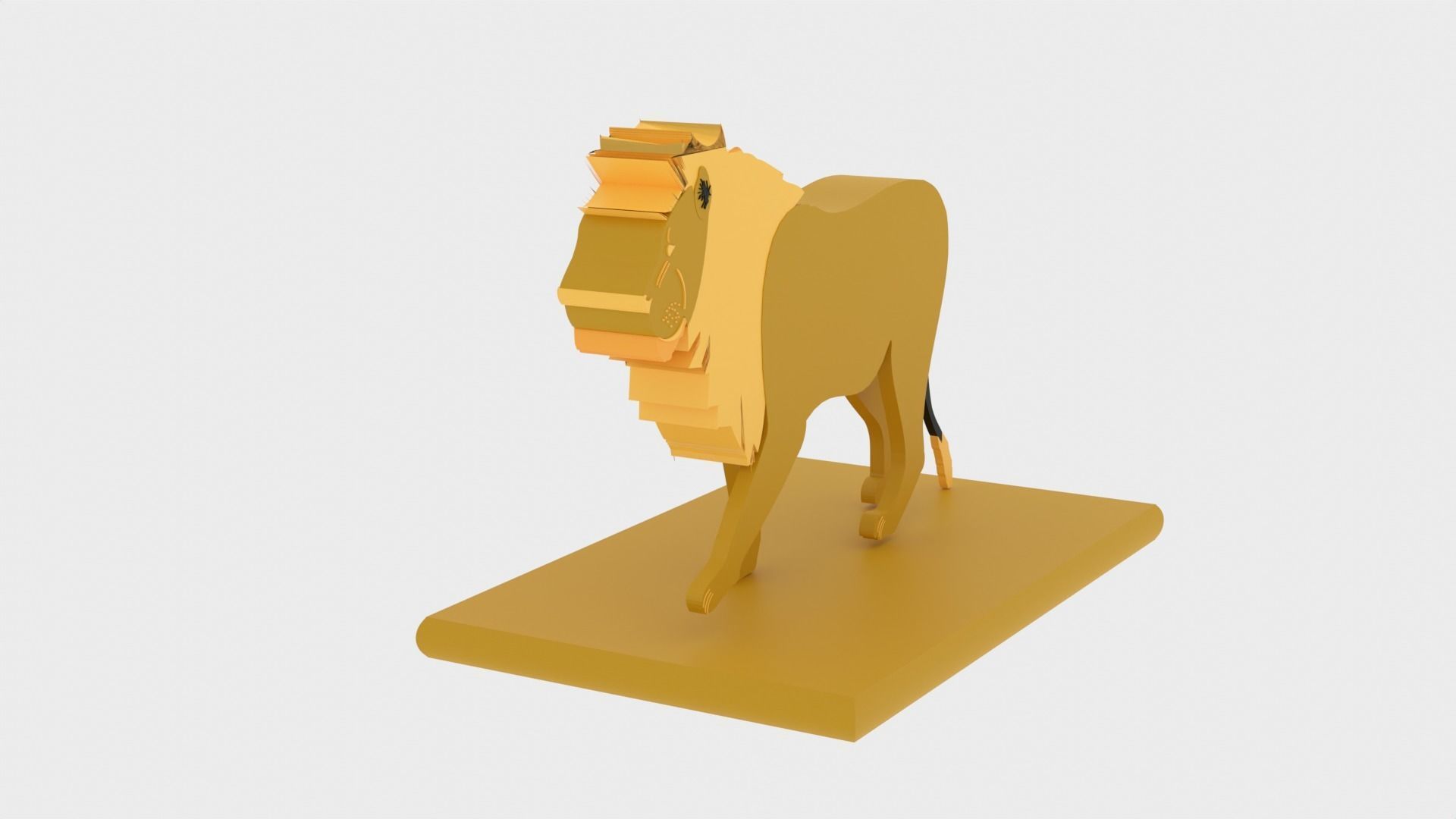 3D model Lion Toy VR / AR / low-poly | CGTrader