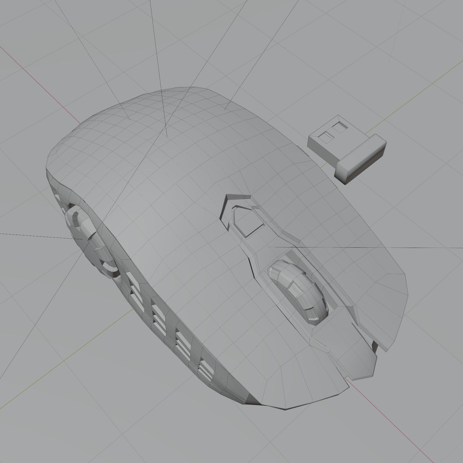3D model Gaming Mouse VR / AR / low-poly | CGTrader