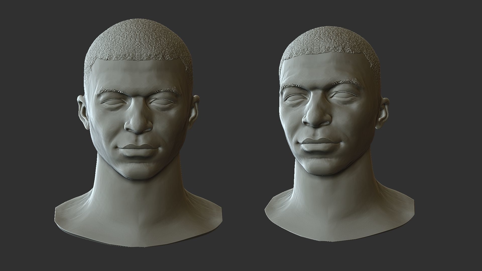 Kylian Mbappe 3D model 3D printable | CGTrader