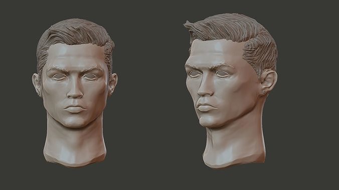 Ronaldo 3D model 3D printable | CGTrader