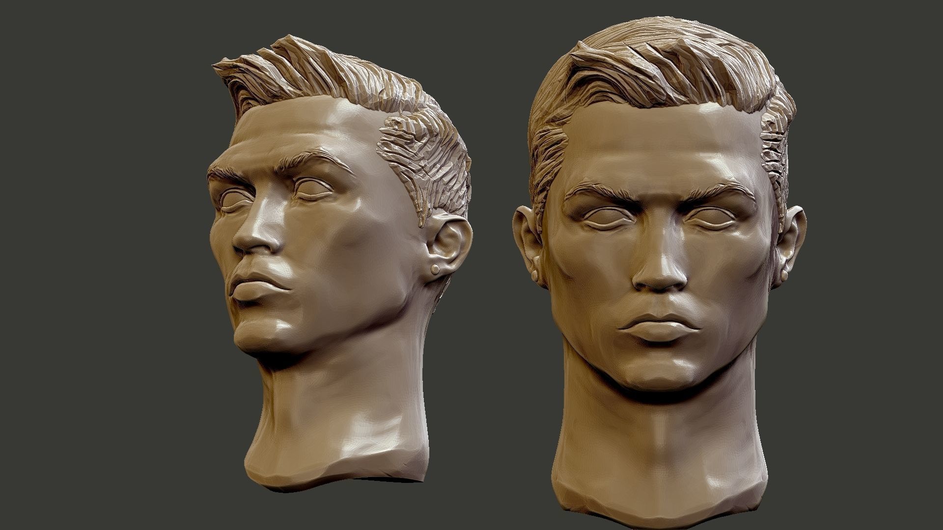Ronaldo 3D model 3D printable | CGTrader