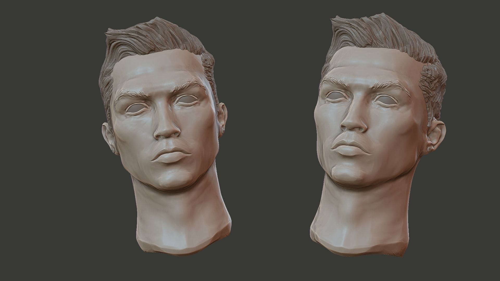 Ronaldo 3D model 3D printable | CGTrader
