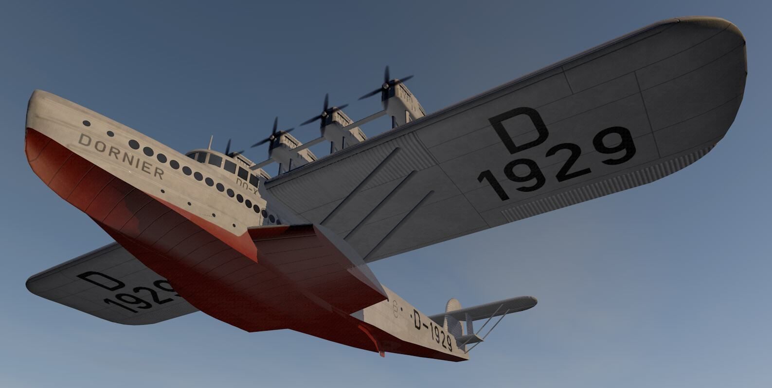 Dornier Do-X 3D model | CGTrader