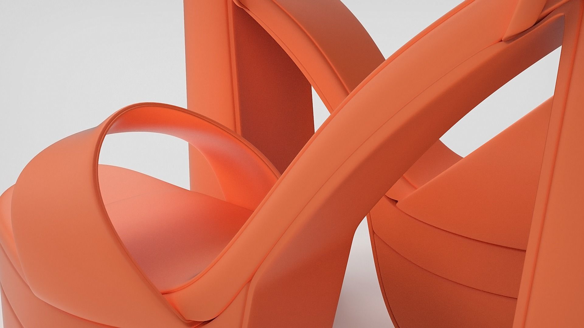 Fancy Lace Up Platform Sandals with Block High Heels 3D model | CGTrader