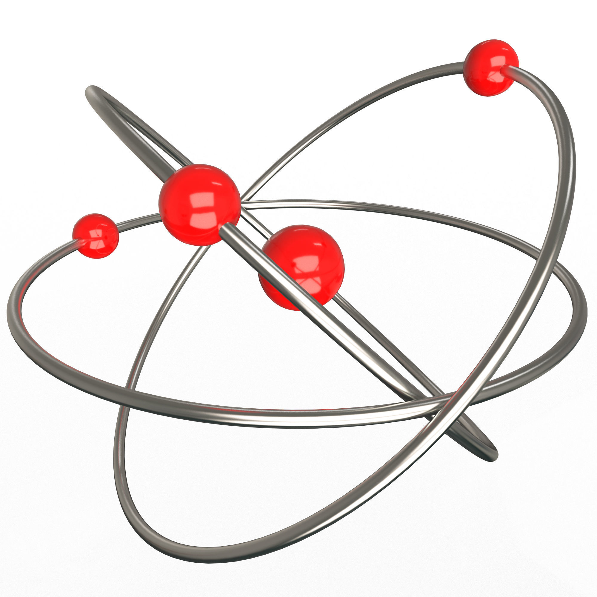 3D model Planetary Atom VR / AR / low-poly | CGTrader