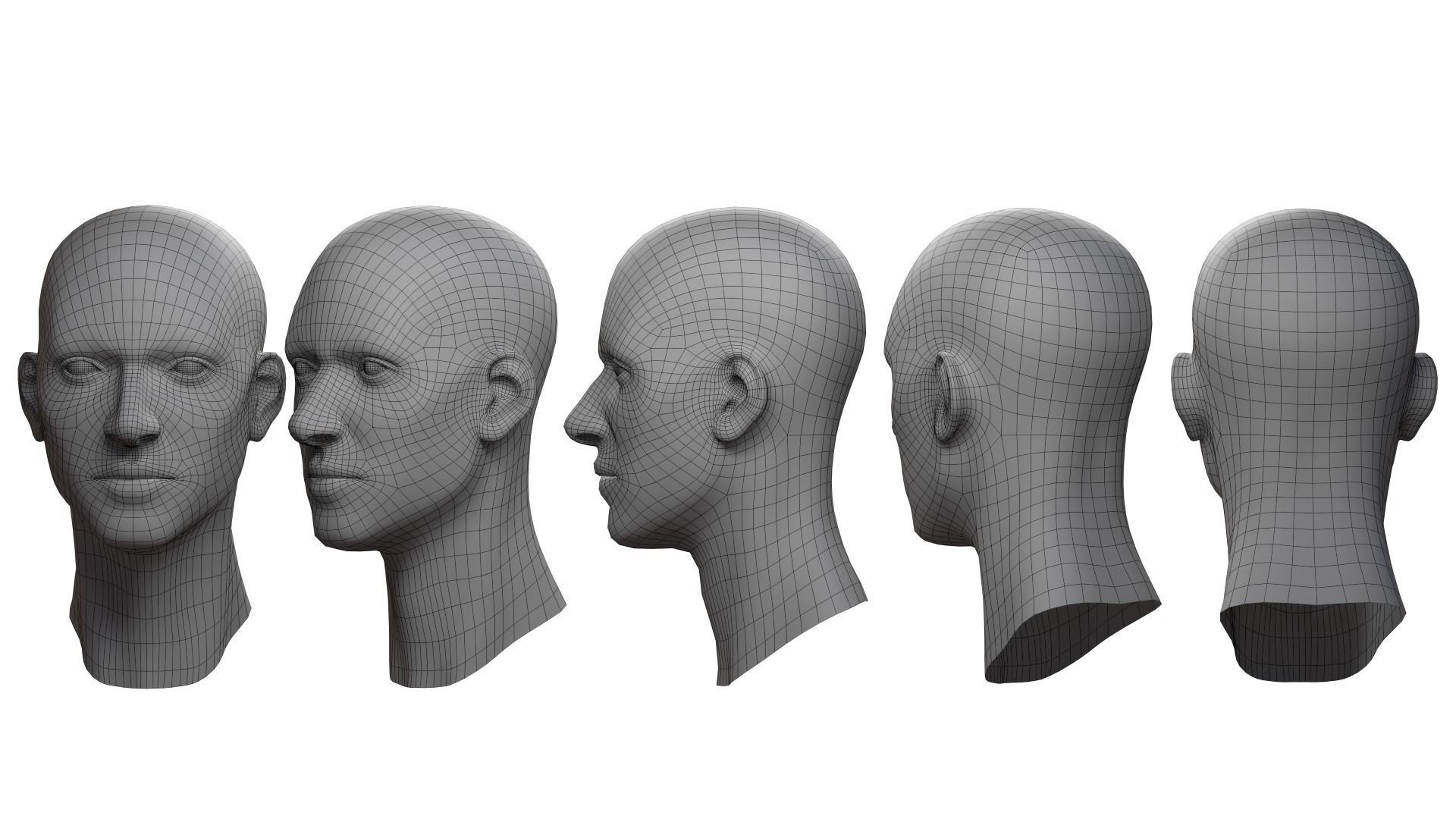 Stylized Man Head free 3D model | CGTrader