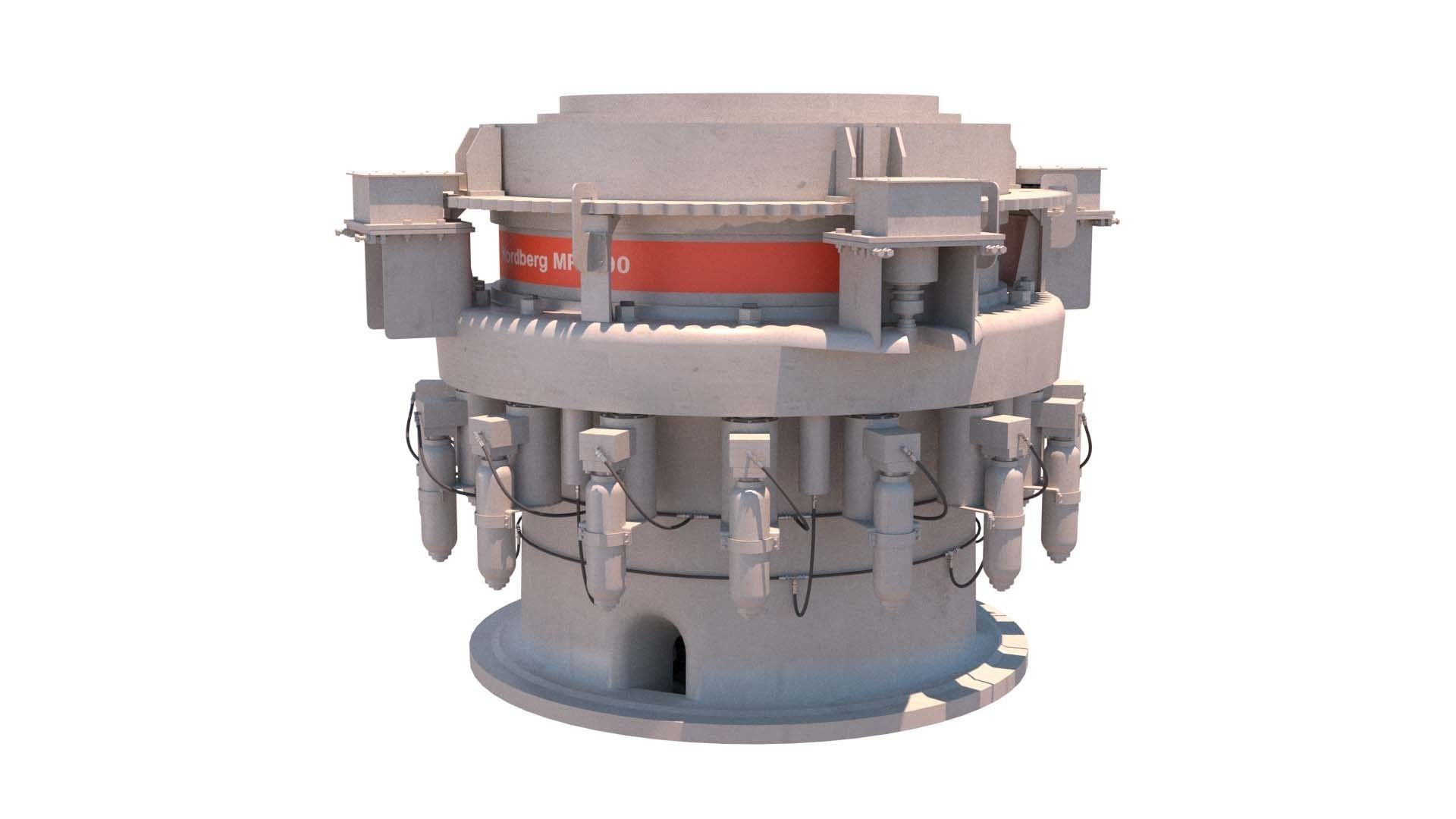 3D model coner crusher mp1000 VR / AR / low-poly | CGTrader