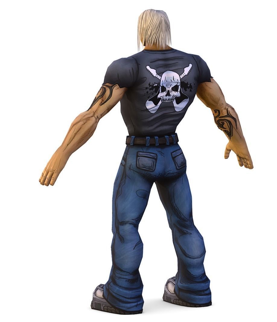 3D model Low Poly Man Cartoon Character VR / AR / low-poly | CGTrader