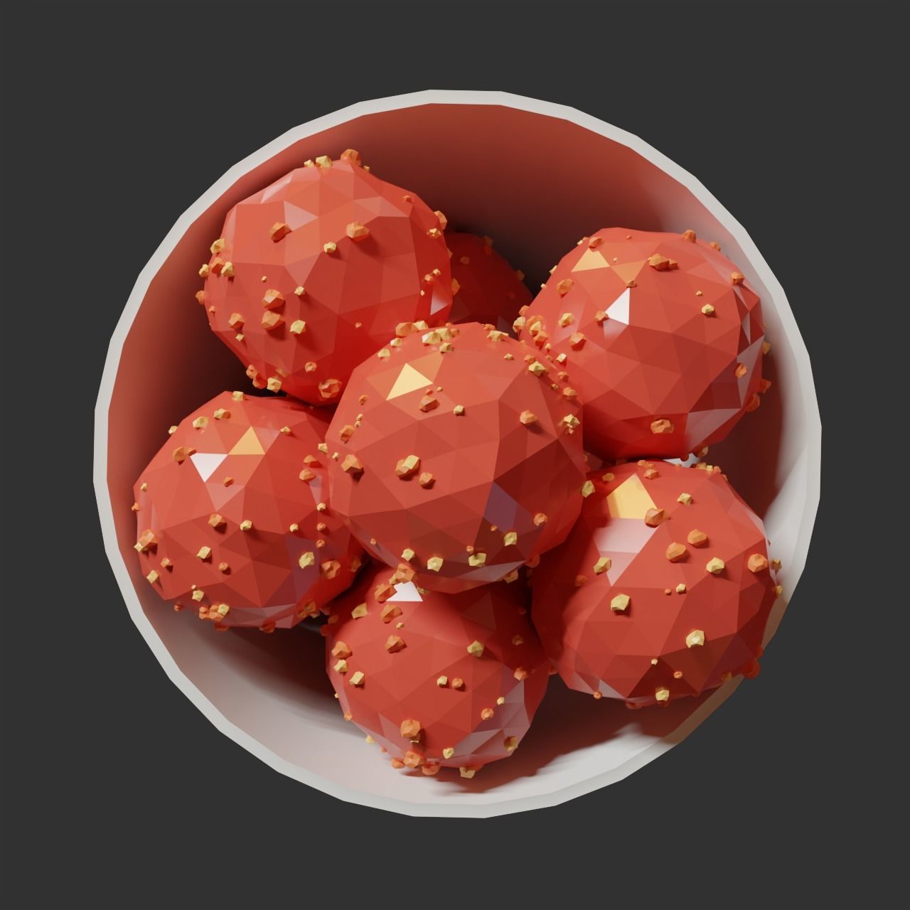3D model Popcorn Chicken VR / AR / low-poly | CGTrader