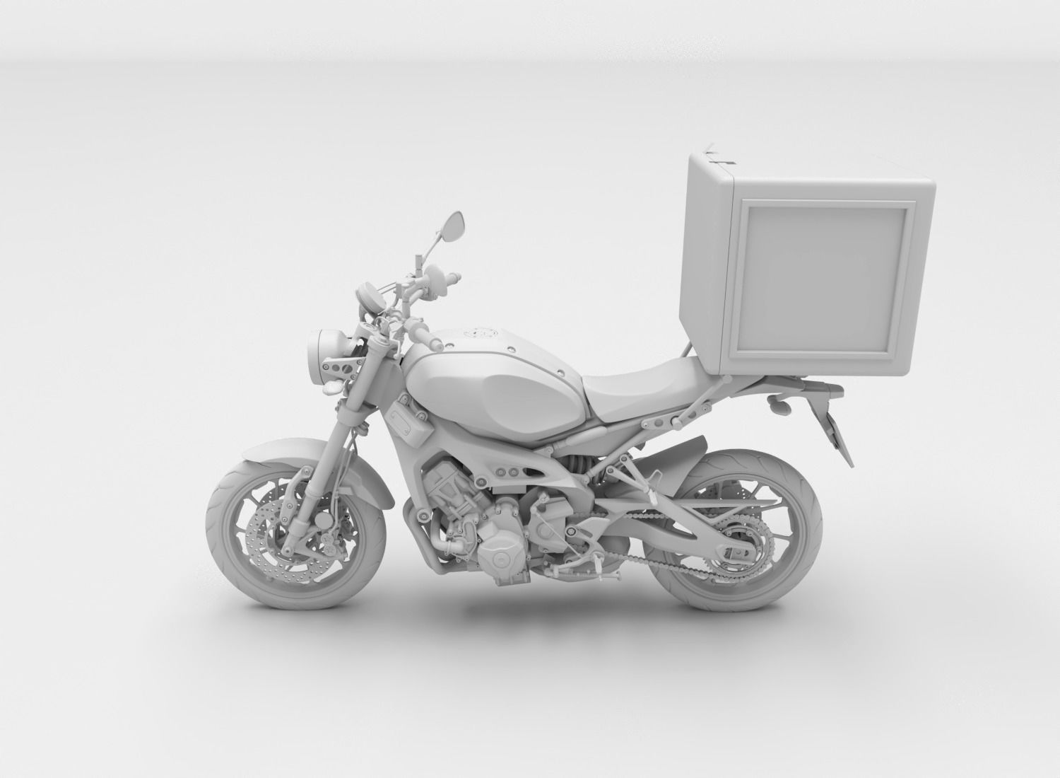 Delivery Motorcycle 3D model | CGTrader