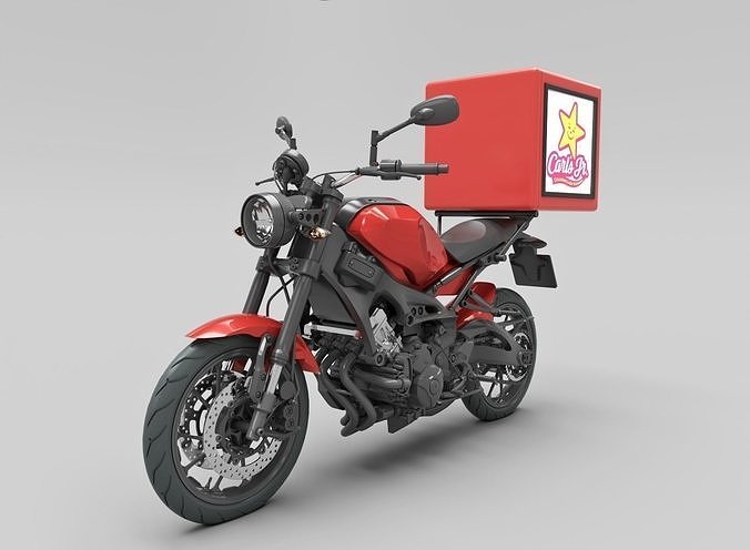 Delivery Motorcycle 3D model | CGTrader