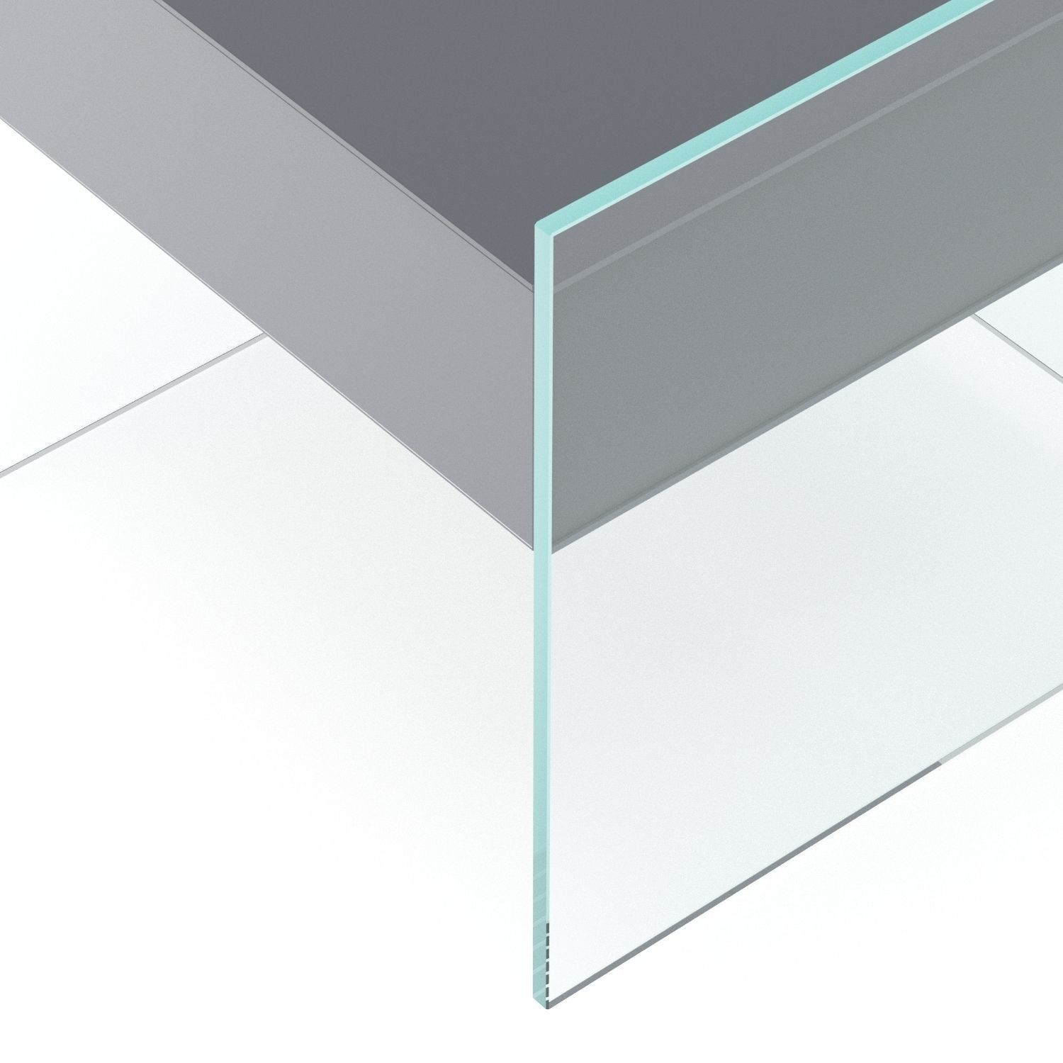 GLAS Italia Float Chestof Drawers Set 01 3D model | CGTrader