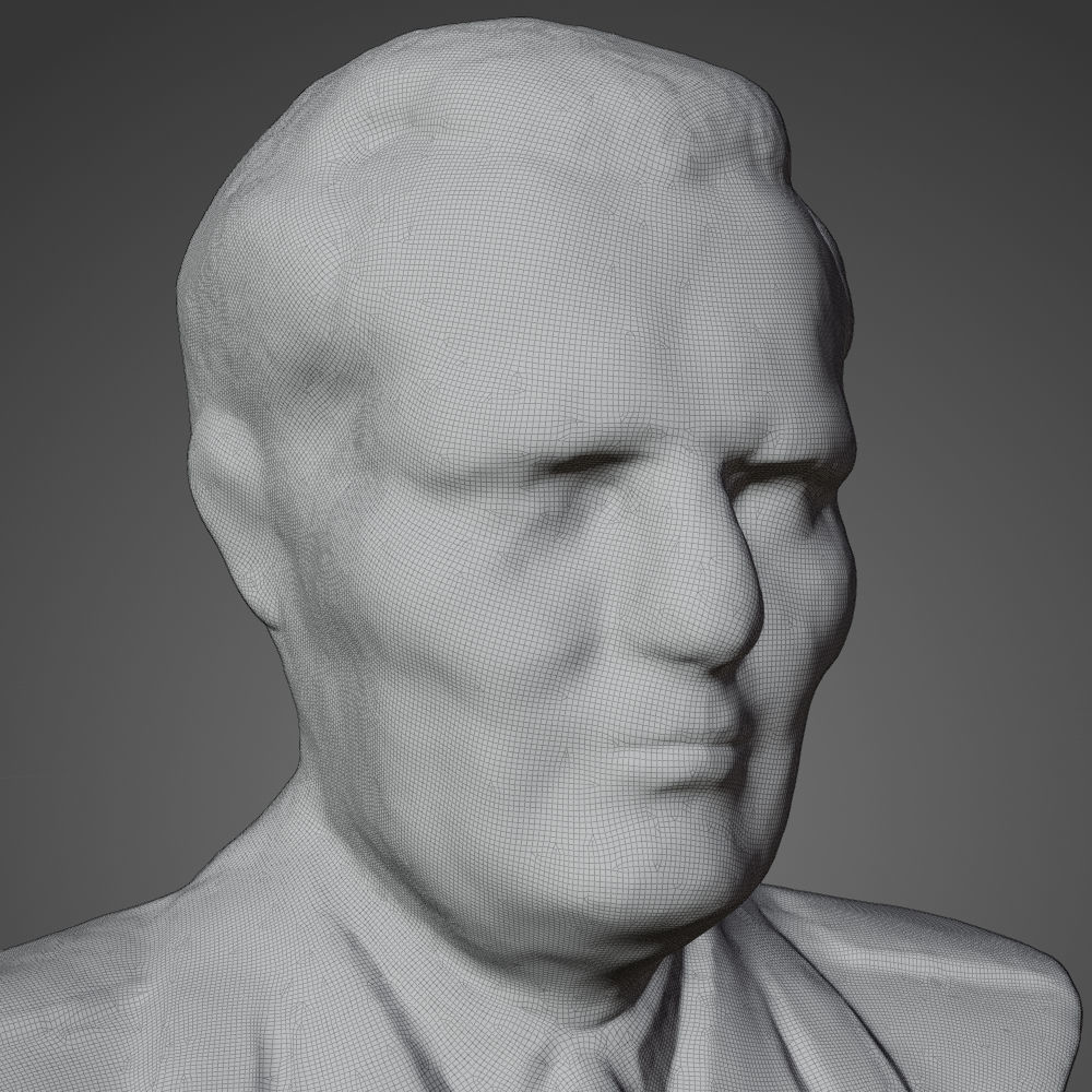 Bust of Josip Broz Tito - 3D printing 3D model 3D printable | CGTrader