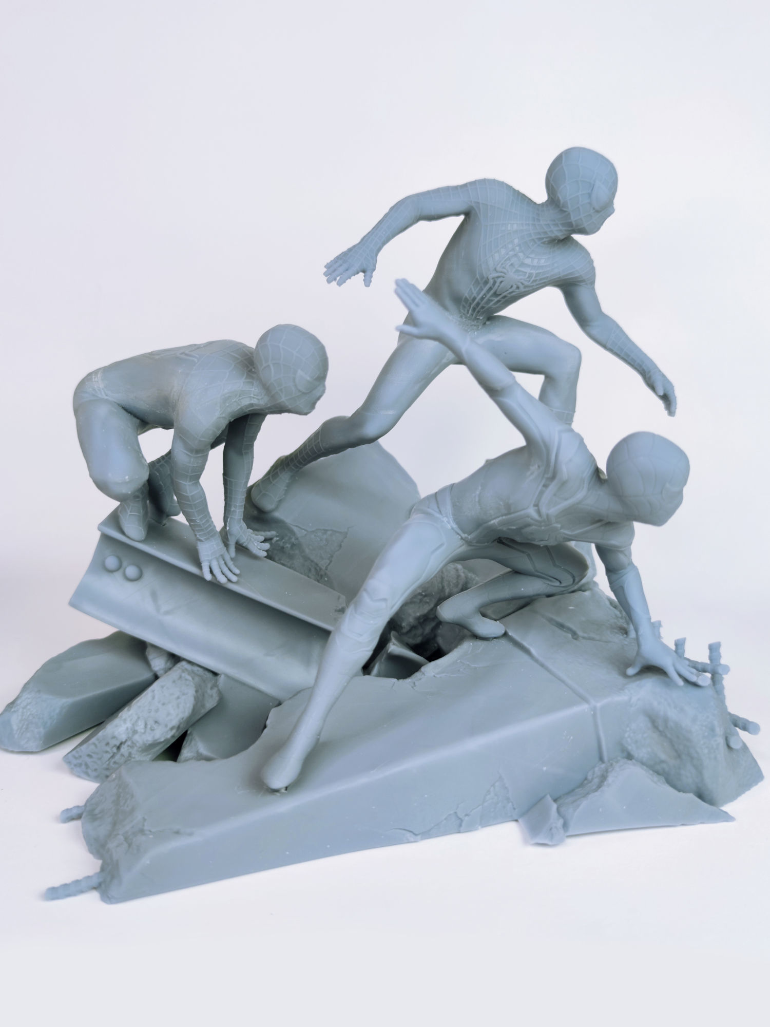 Three Spider-Man 3D model 3D printable | CGTrader