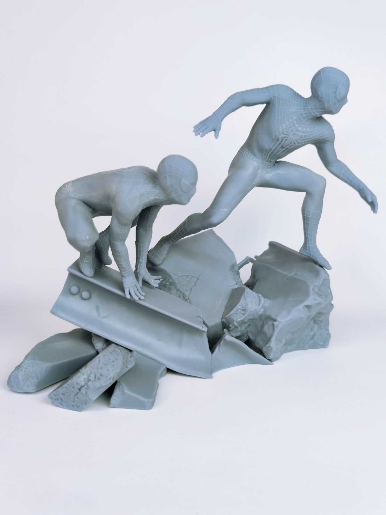 Three Spider-Man 3D model 3D printable | CGTrader