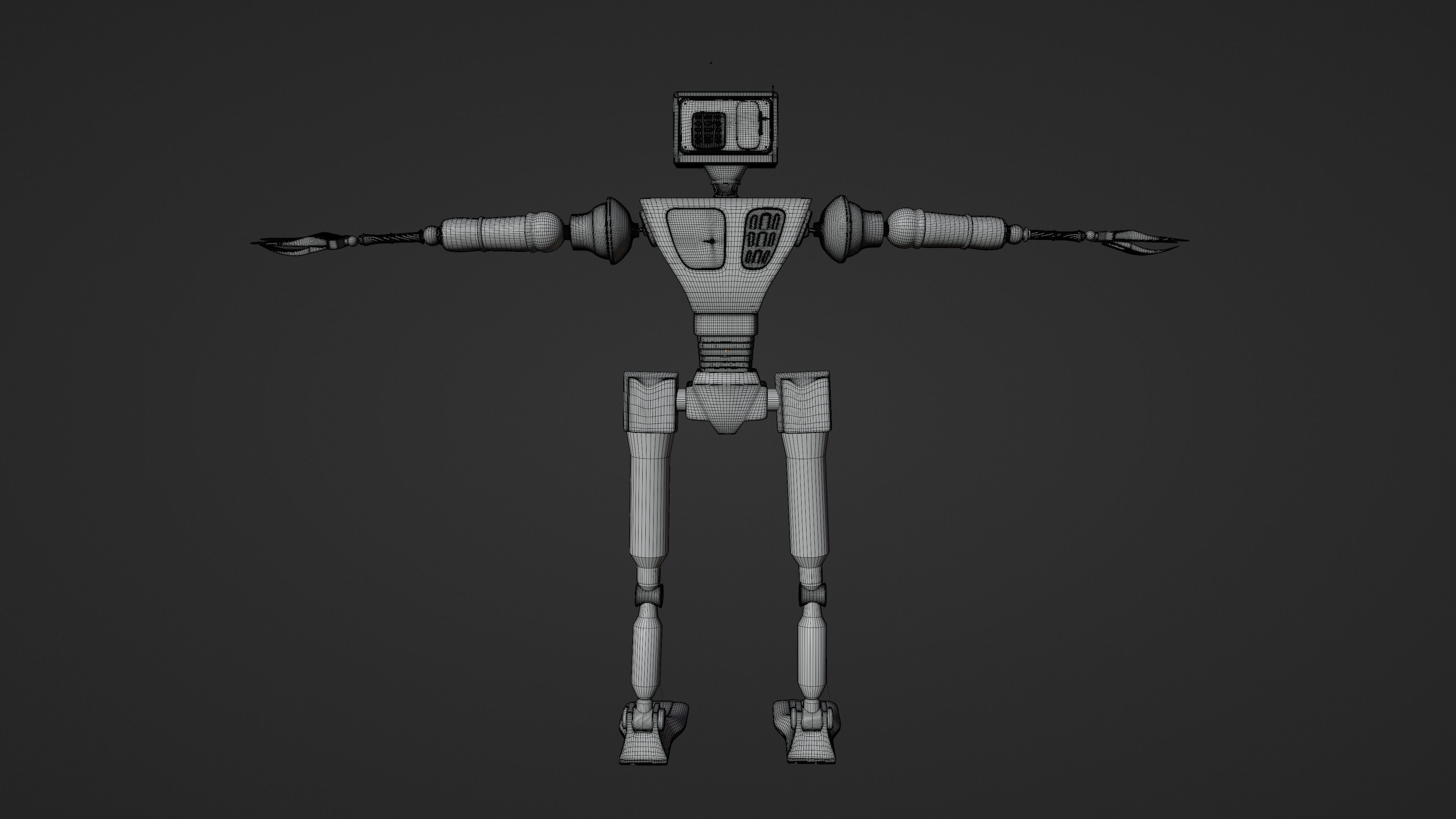 Service Small Robot 3D model | CGTrader