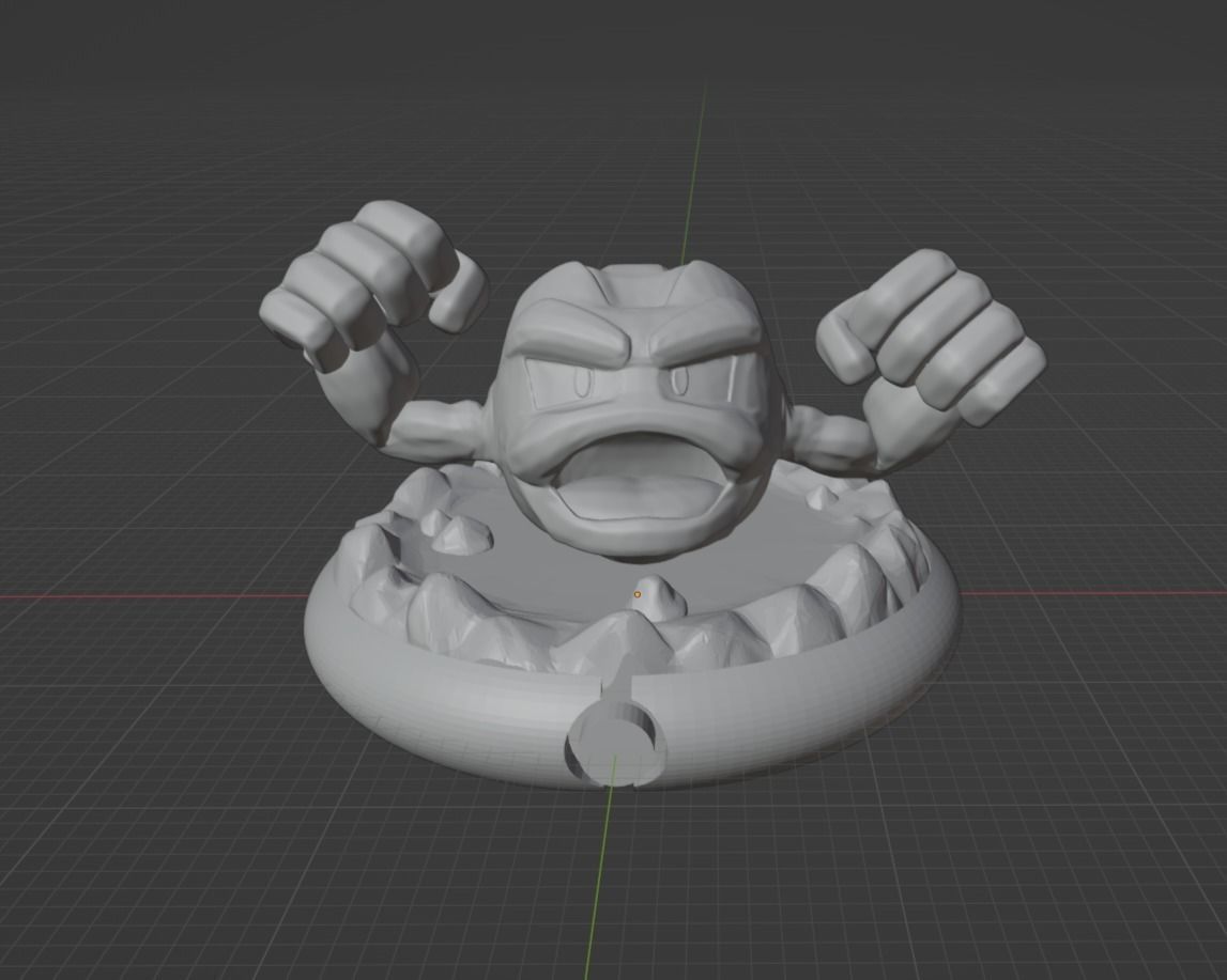Geodude pokemon 3D print model 3D model 3D printable | CGTrader