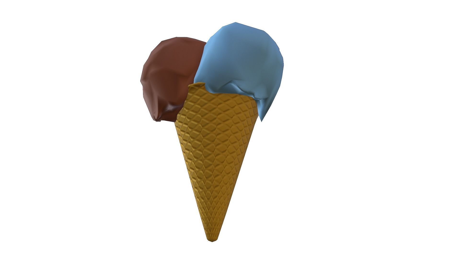 Low Poly Ice Cream free VR / AR / low-poly 3D model | CGTrader