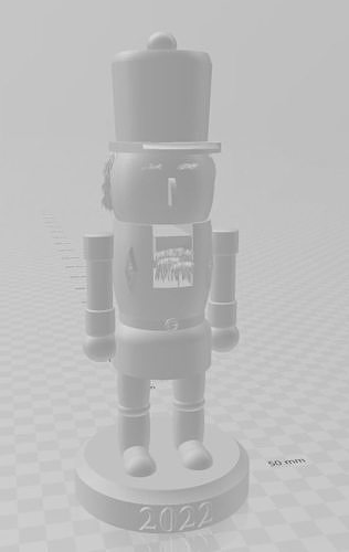 Nutcracker robot with top hat 3D model 3D printable | CGTrader