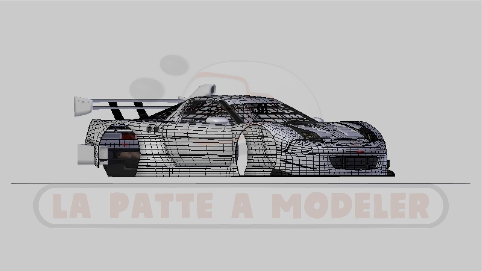 Honda NSX JGTC LPAM 3D model | CGTrader