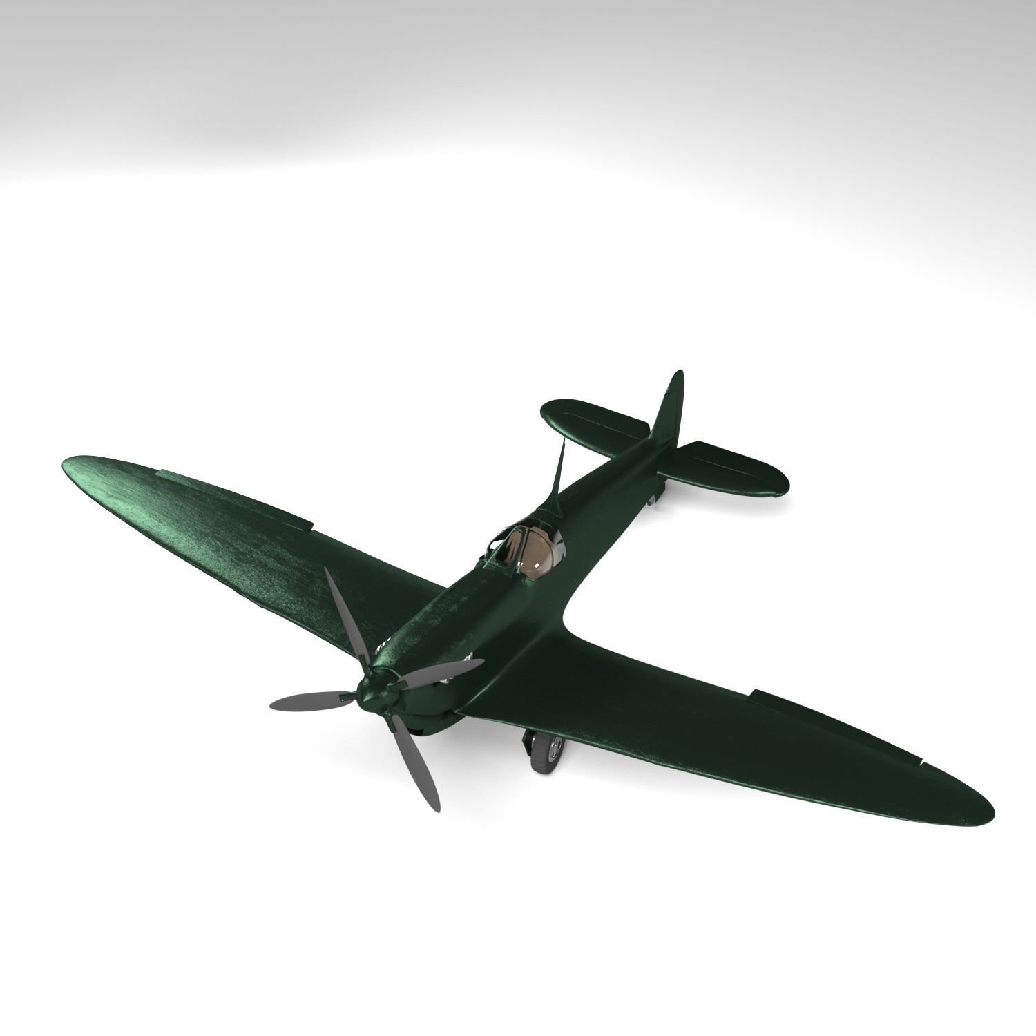 Spitfire plane 3D model | CGTrader