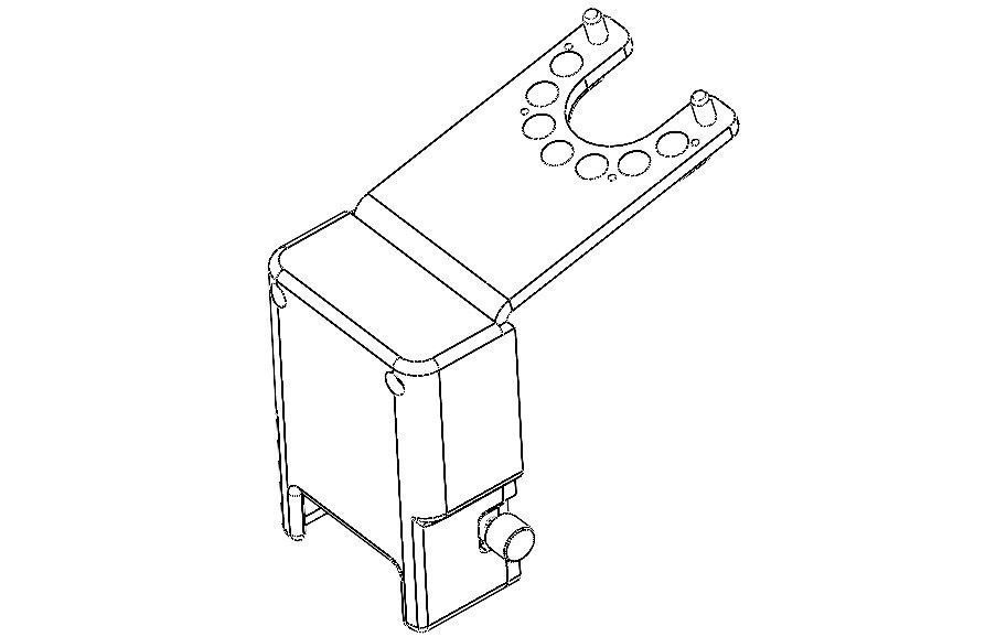 BRACKET SENSOR DETECT CASTER ALIGNMENT TESTER 3D model | CGTrader