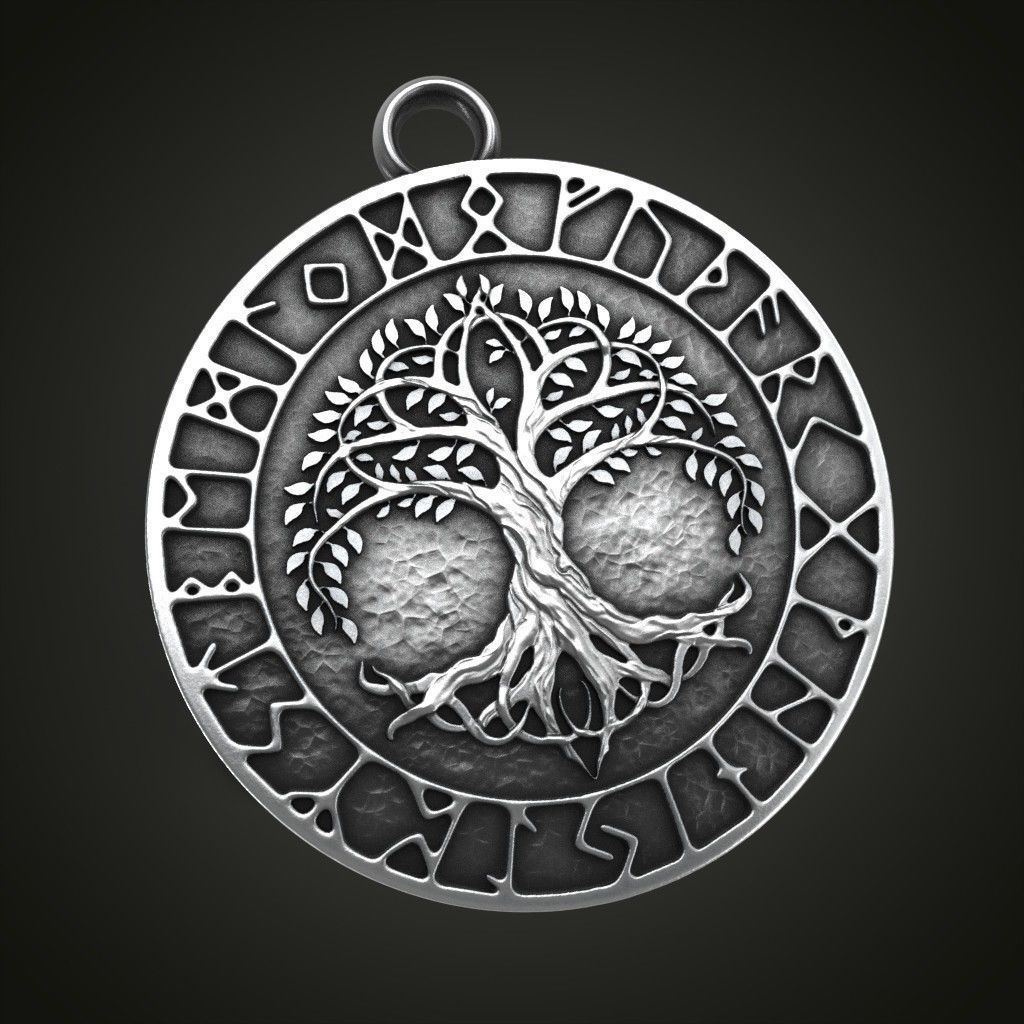 Celtic pendant Tree of Life 3D model 3D printable | CGTrader