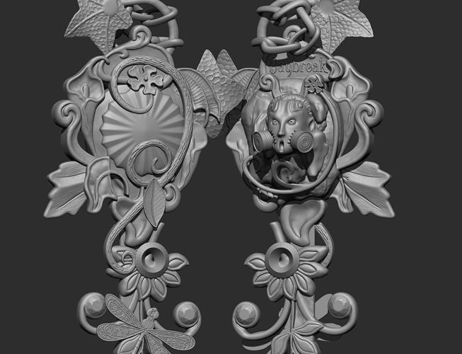 summer key 3D model 3D printable | CGTrader