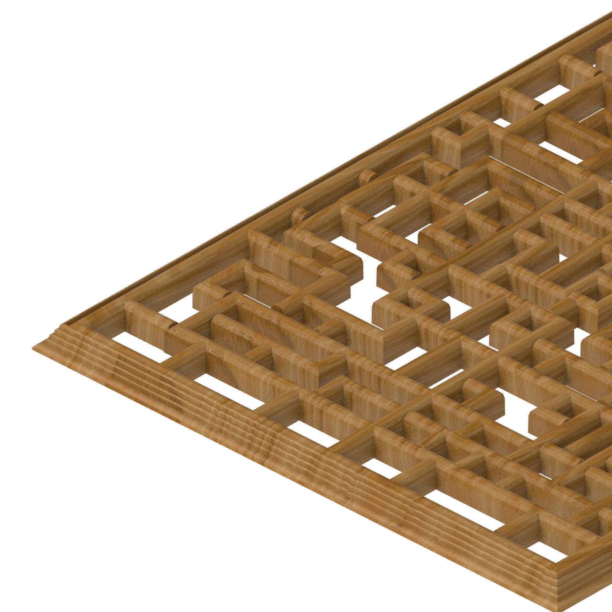 Decorative panel STL 3D model | CGTrader