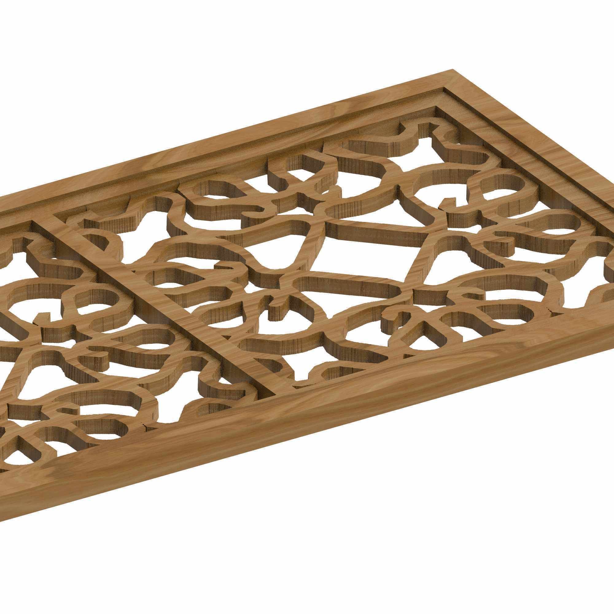 Decorative panel STL 3D model | CGTrader
