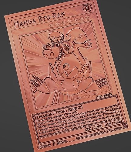 manga ryu-ran - yugioh 3D model 3D printable | CGTrader