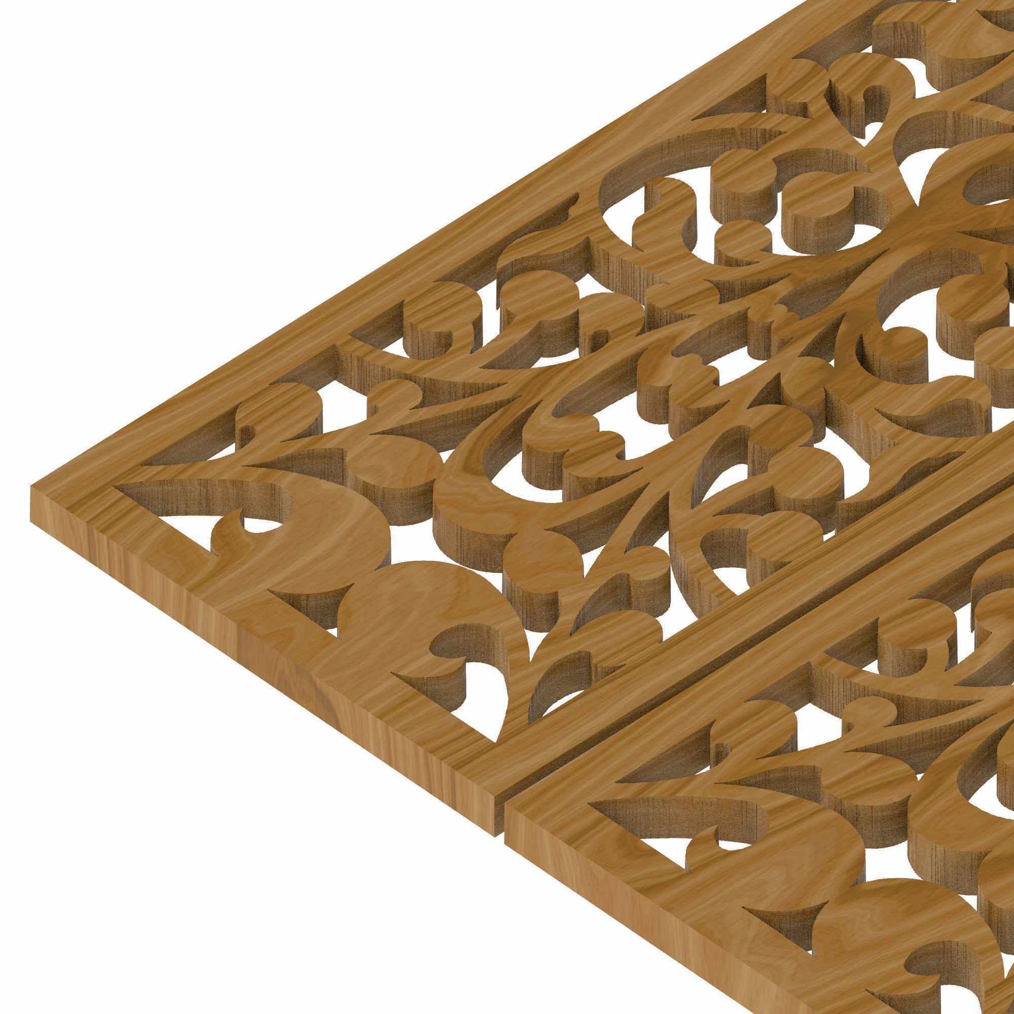 Decorative panel STL 3D model | CGTrader