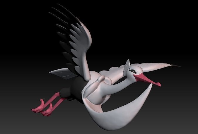 Pokemon Bombirdier 3D model 3D printable | CGTrader