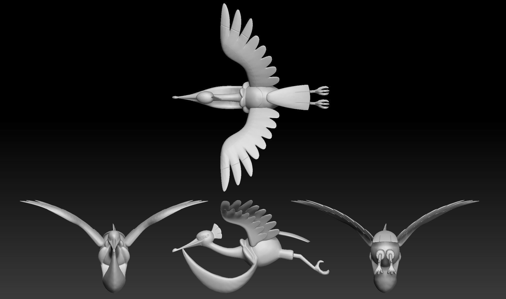 Pokemon Bombirdier 3D model 3D printable | CGTrader