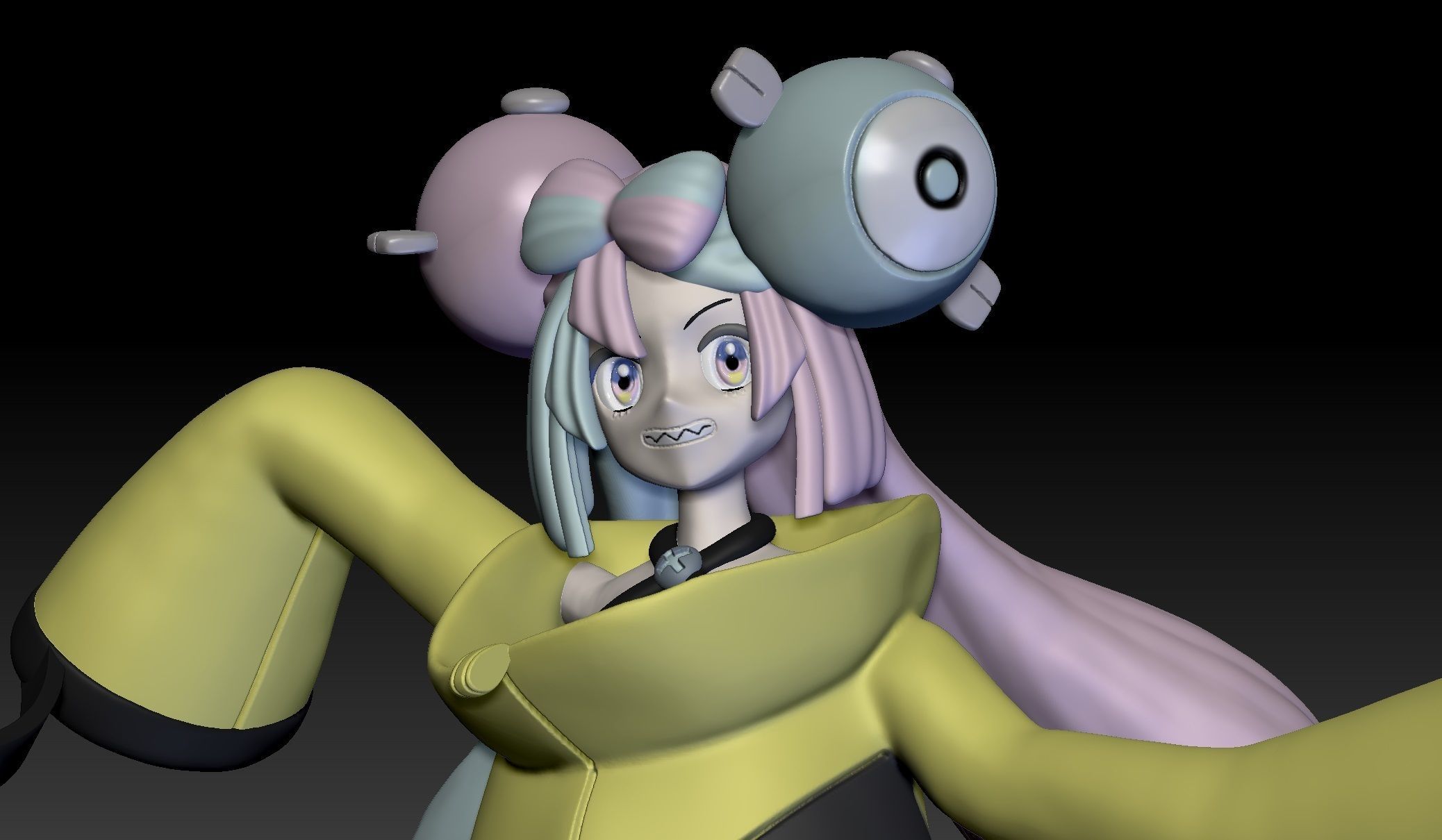 Pokemon Paldea Gym Leader Iono 3D model 3D printable | CGTrader