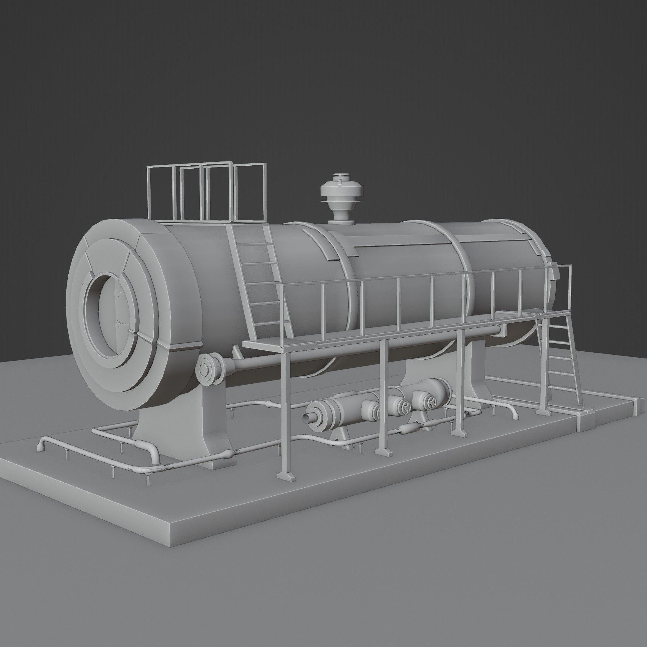 3D model Boiler steam - steam VR / AR / low-poly | CGTrader