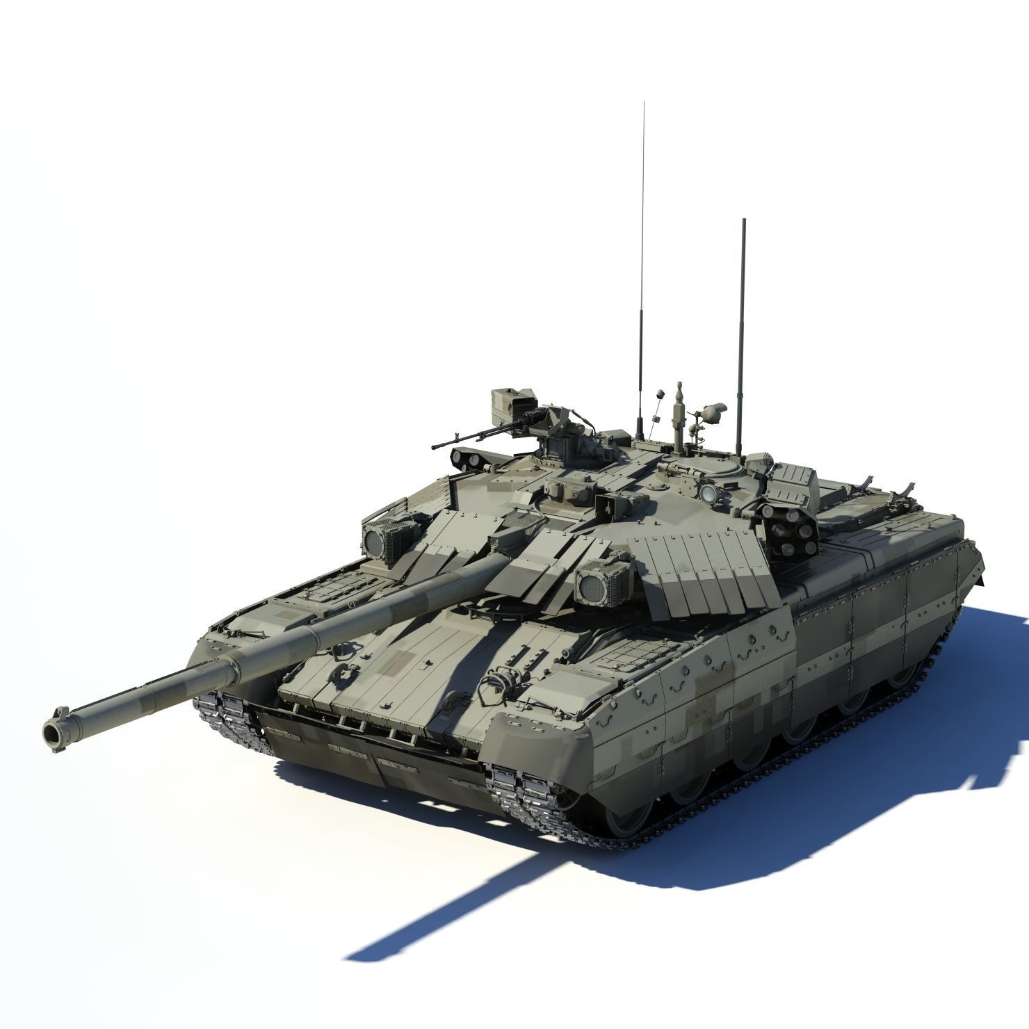 T-84 Oplot 3D model animated | CGTrader