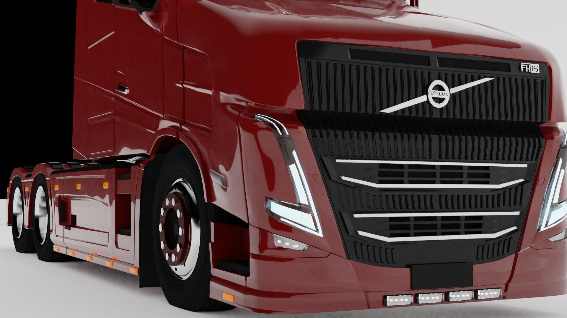 Volvo VT5 Vlastuin Truck 3D model rigged | CGTrader