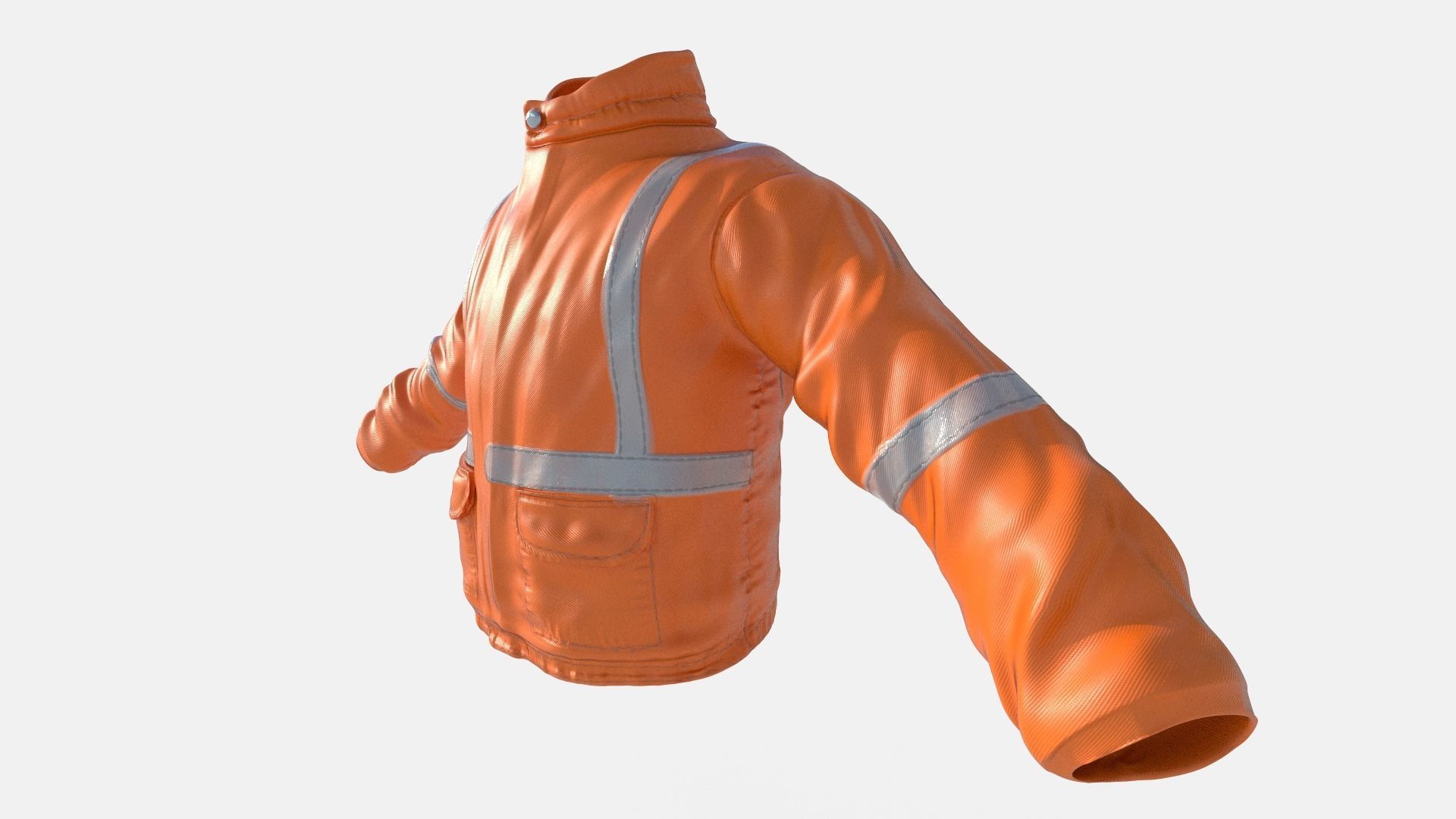 3D model Workman Mining Safety Jacket VR / AR / low-poly | CGTrader